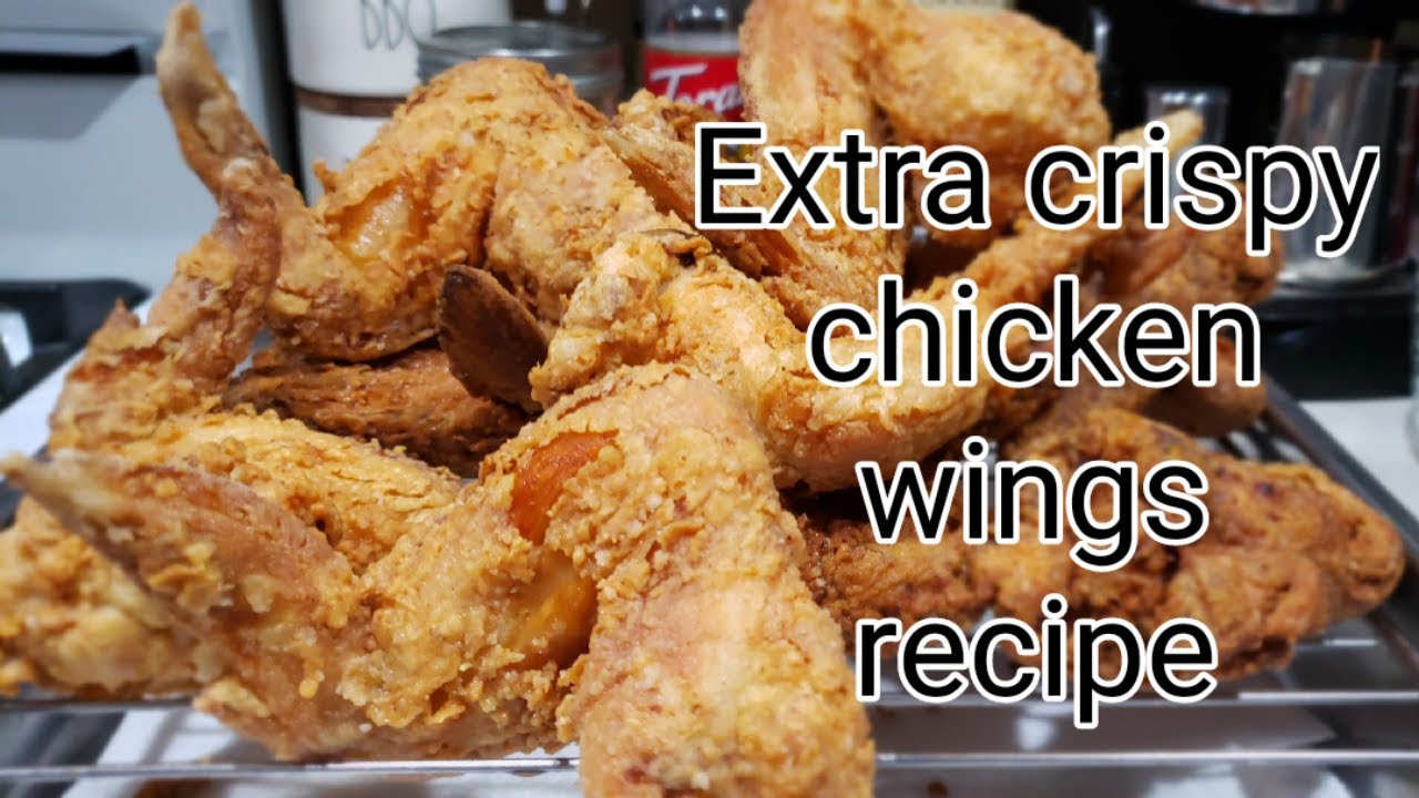 How to make Extra crispy skin Southern Fried chicken wings - YouTube
