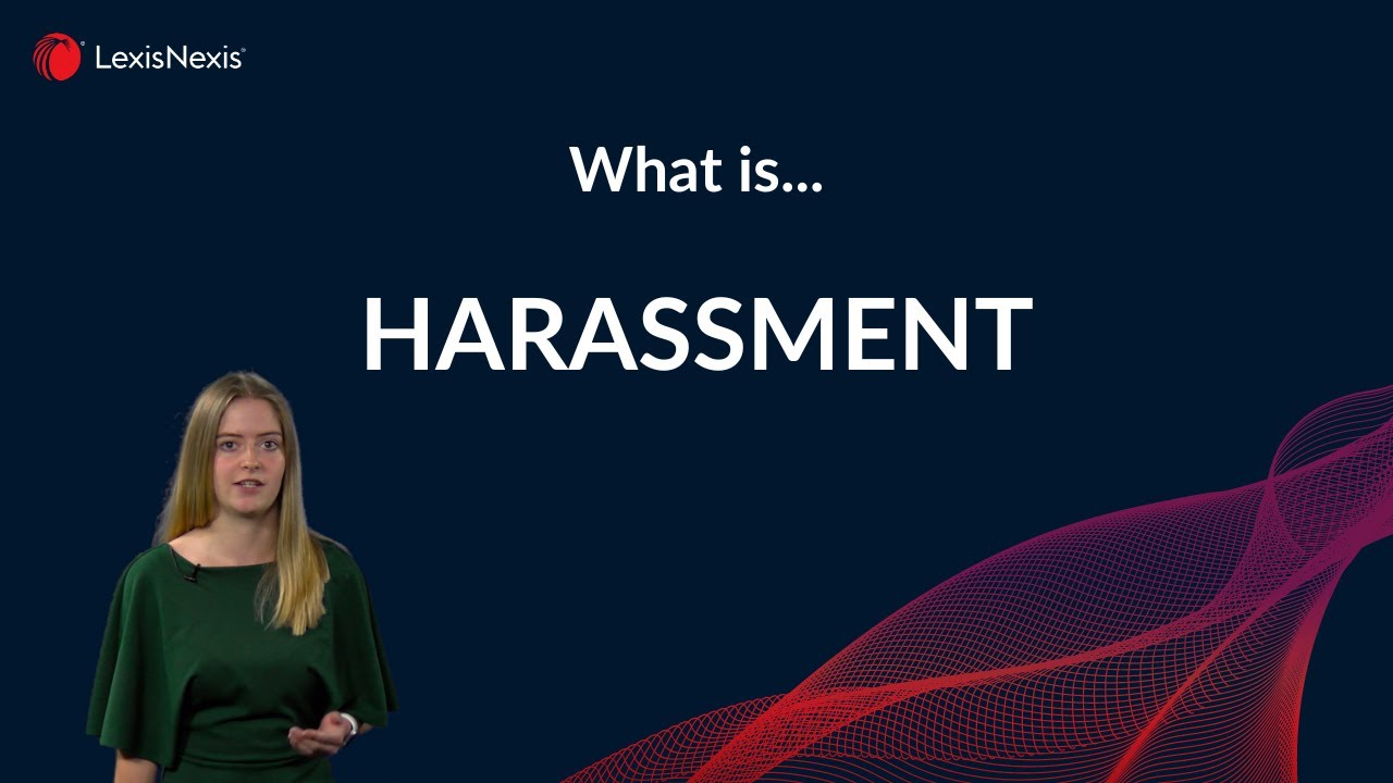 Harassment Legal Definition Youtube