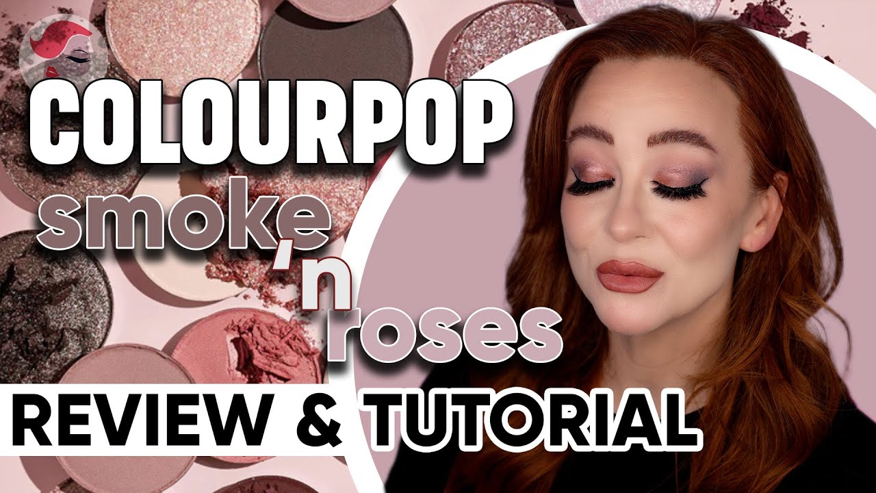 Gorgeous Pink & Grey Eyeshadow Look: Colour Pop Smoke N Roses! Budget ...