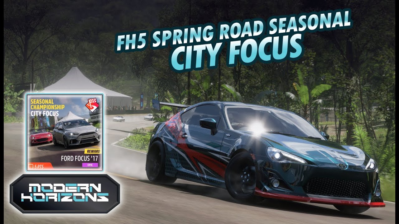 FH5 Spring Road Seasonal - City Focus - YouTube