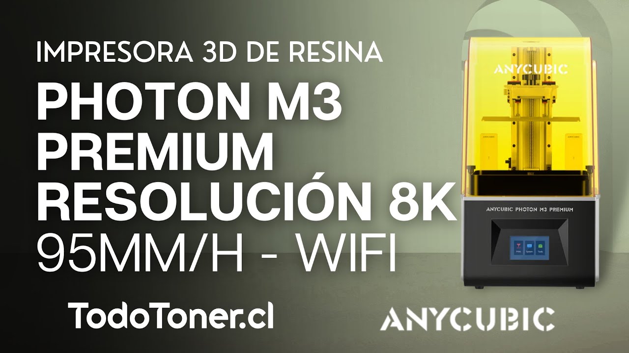 PHOTON M3 PREMIUM Anycubic ⚡- 8K - 95MM/H - WIFI - Impresora 3D Resina ...