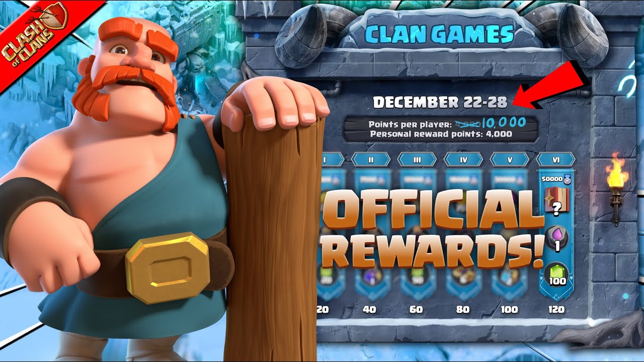 Supercell Announced December 2025 Clan Game Changes with Awesome ...
