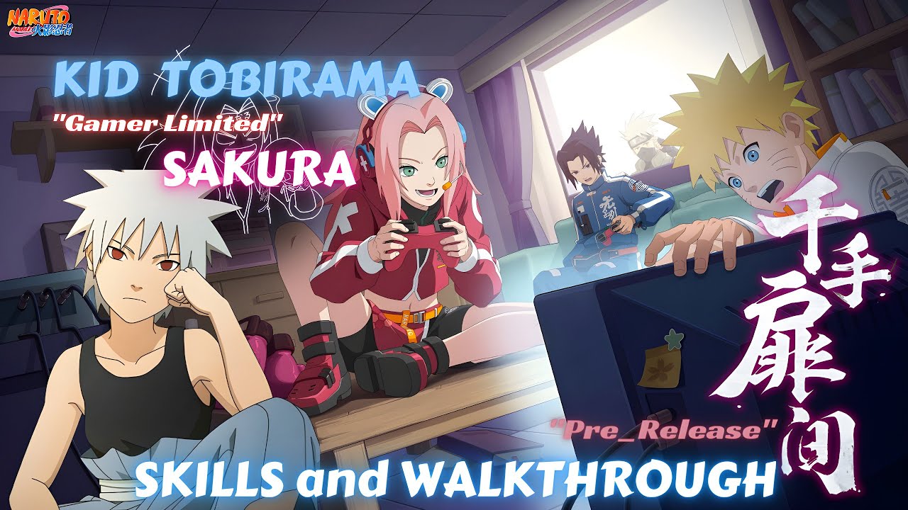 Tobirama Senju [Kid] & Sakura [Tournament] Pre-release Skills and ...