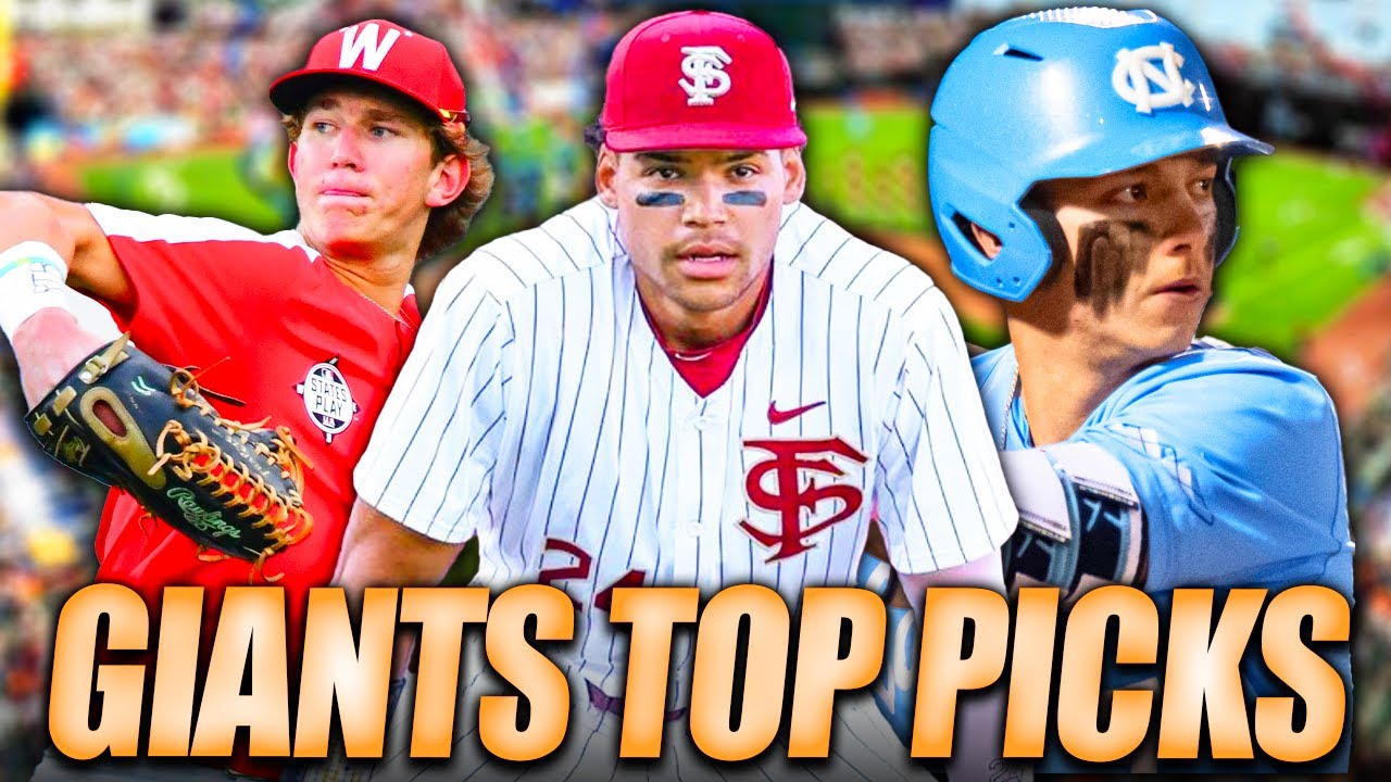 The MLB Prospects That SIT ATOP The SF Giants Draft Board - YouTube