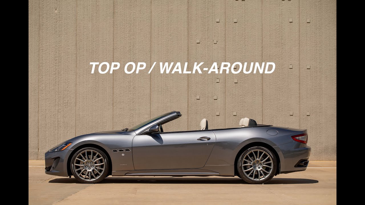 Maserati Top op and walkaround - YouTube