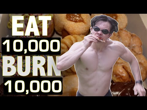 10,000 Calorie EAT & BURN Challenge | Can You Out Train A Bad Diet? | Ultimate FOOD CHALLENGE