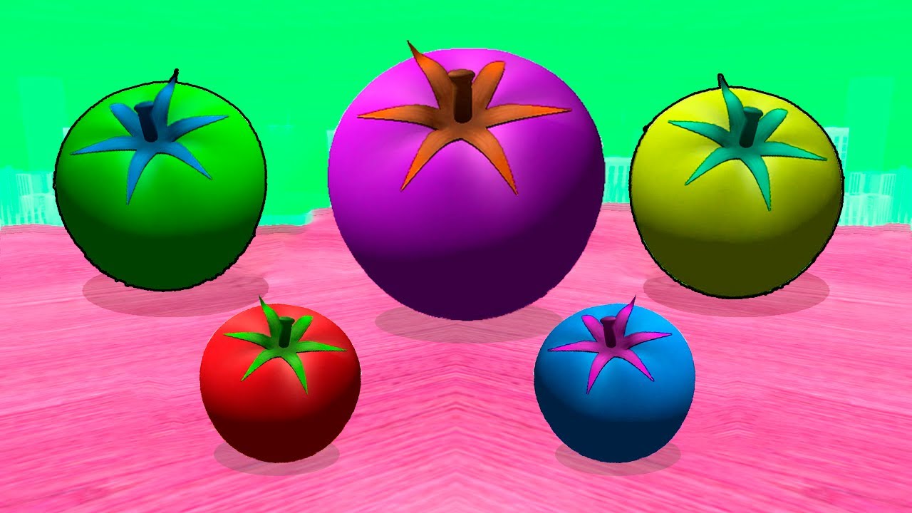 Going Balls - Which Tomato Ball Will Be First on the Same Level? Race ...