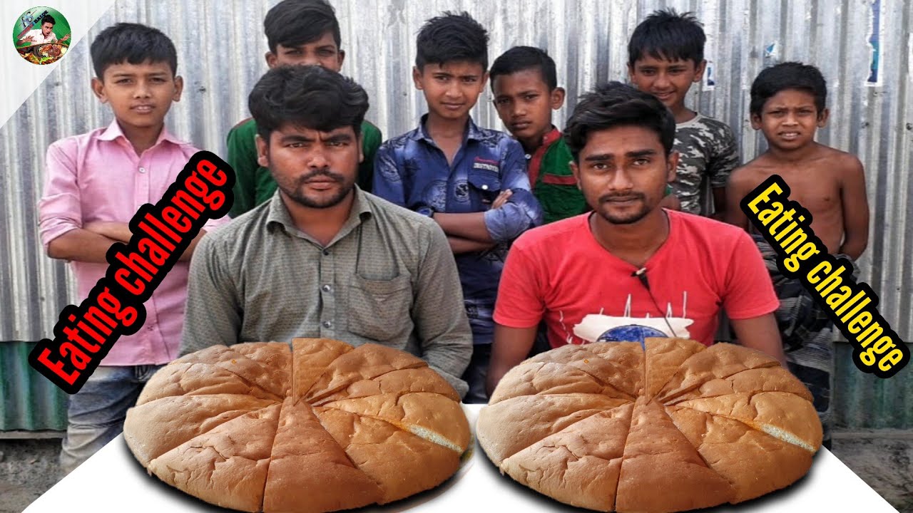 Big Bread eating challenge!! বিরাট বড় রুটি খাওয়া বাজি। RS HUNGRY ...