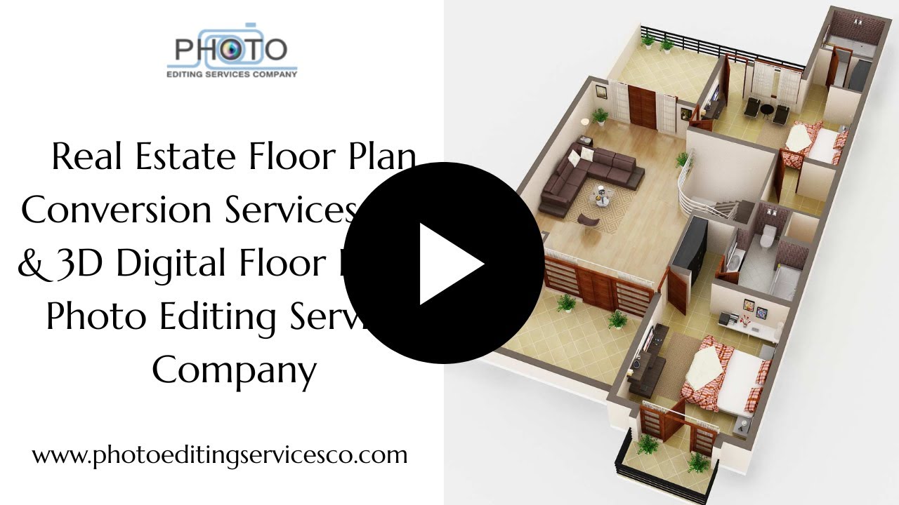 Real Estate Floor Plan Conversion Services | Photo Editing Services ...