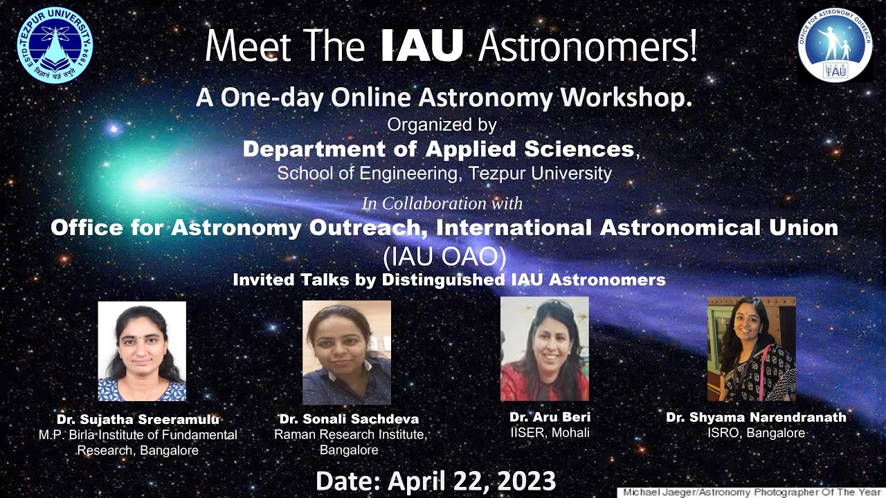 A one-day Online Astronomy Workshop "Meet The IAU Astronomer!" - YouTube