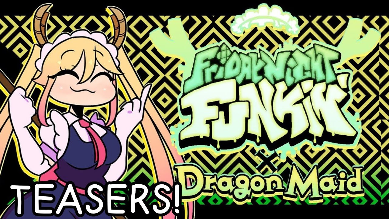 FNF X MAID DRAGON MOD TEASERS!!! | KOBAYASHI'S DRAGON MAID FINALLY ...