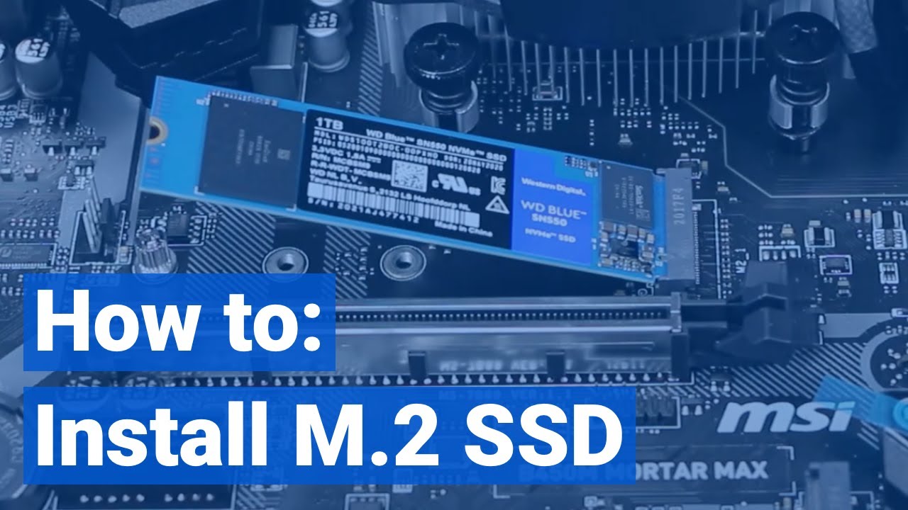 How To Install A M 2 SSD A Step By Step Guide YouTube