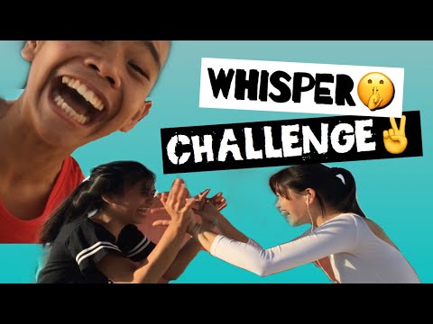 WHISPER (no whisper) CHALLENGE✌️✌️✌️