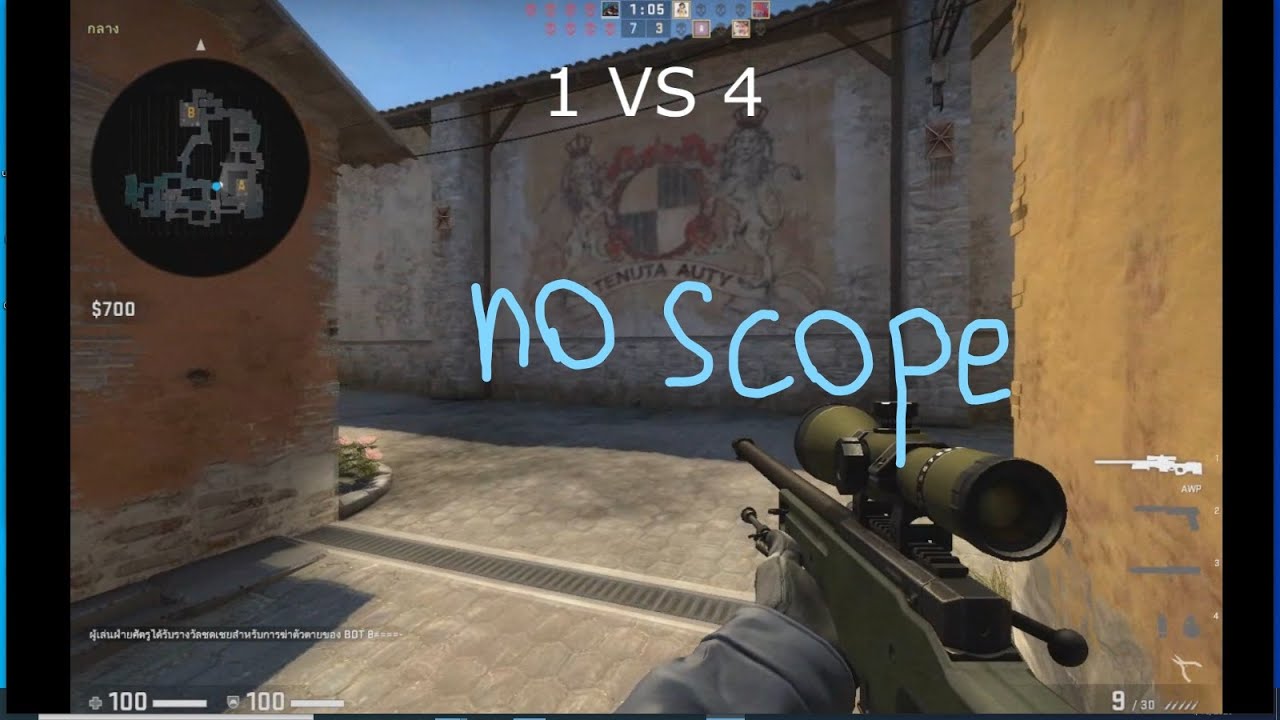 CSGO (AWP no scope!) # 1 - YouTube