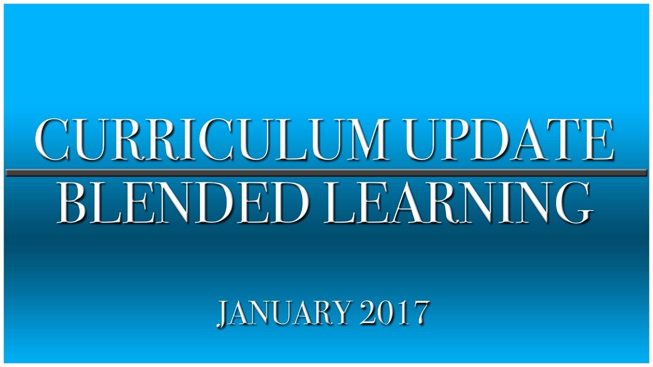 Curriculum Updates - Balanced Learning - YouTube