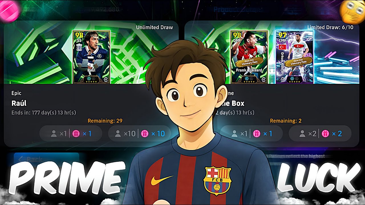 Prime Luck My Main I'd Last free chance deal reveal - pes of duty - YouTube
