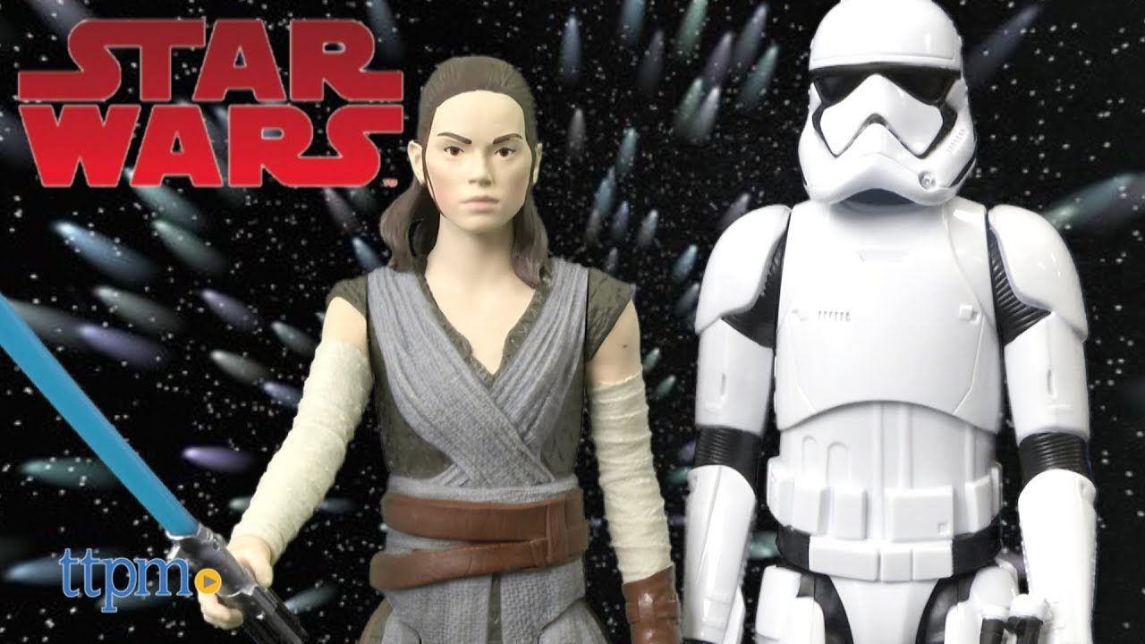 Star Wars: The Last Jedi Rey (Jedi Training) & First Order Stormtrooper ...