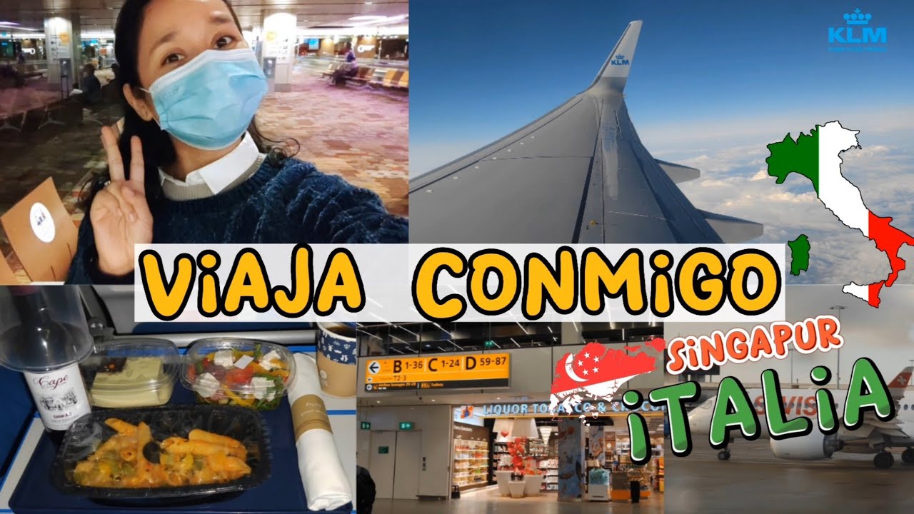 🛫VIAJA CONMIGO: Regresando a ITALIA🇮🇹 | TRAVEL WITH ME Singapore-Italy ...