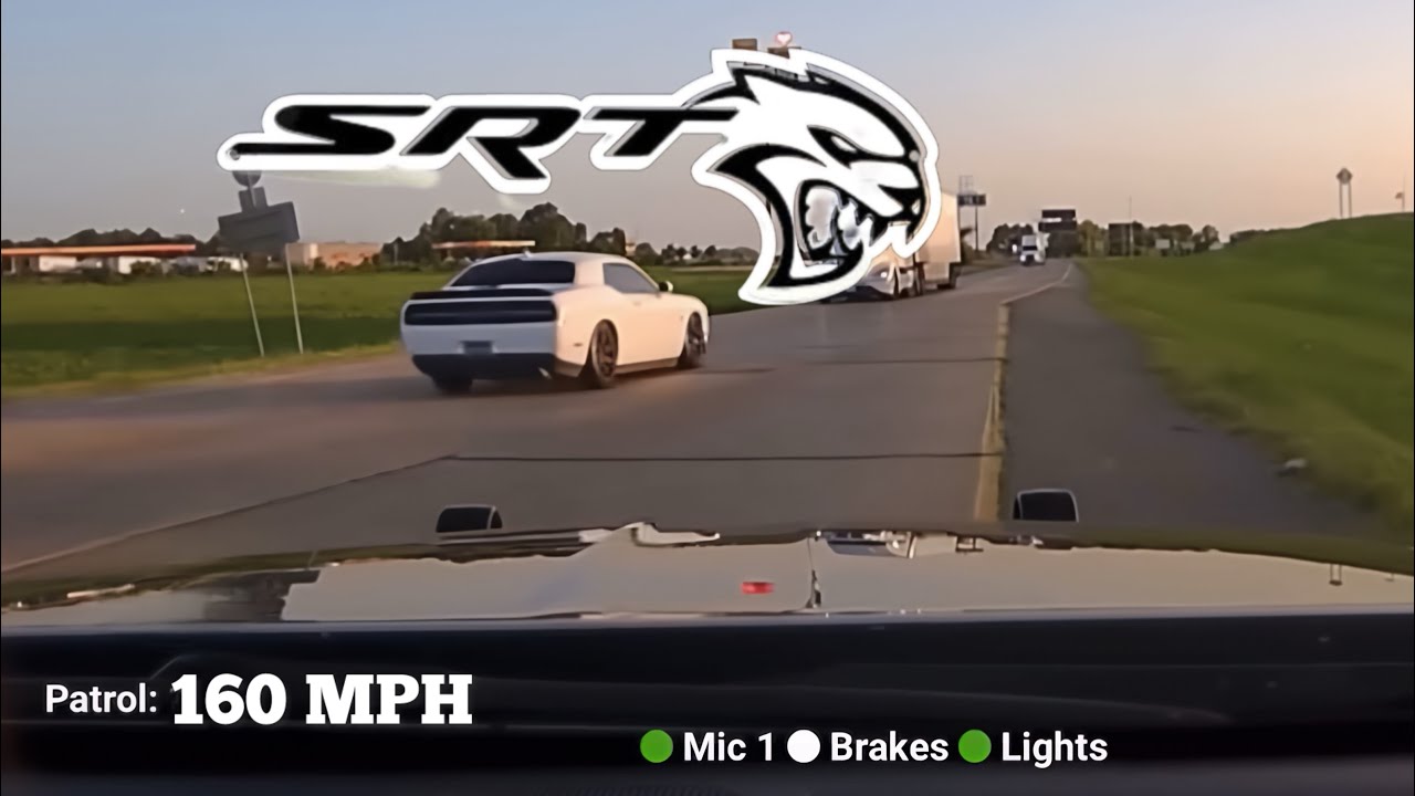 Perfect Chase | Hellcat Escapes Arkansas Police at 160+MPH - YouTube