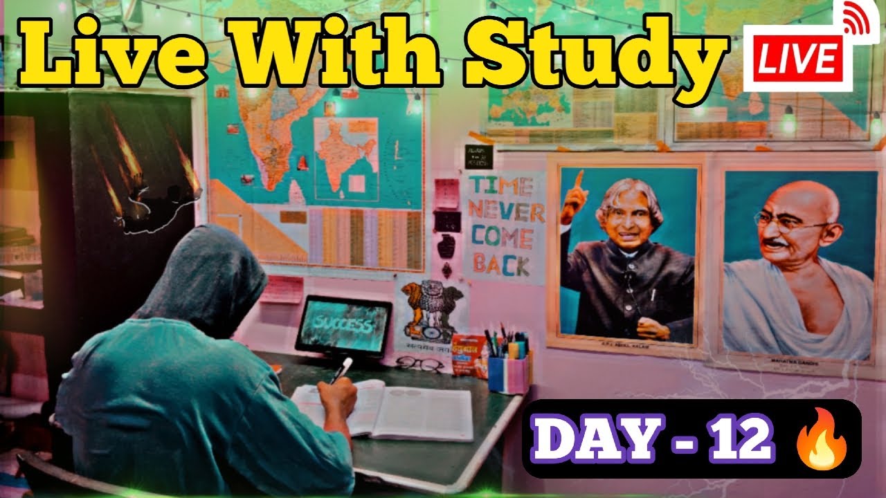 "Live Study Party: Get Motivated & Stay Focused!"** *"Study Along: Live ...