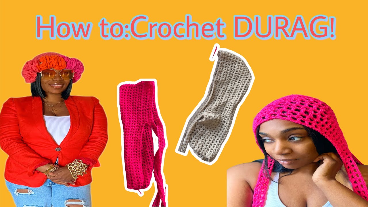 How to: Crochet Trendy DURAG! Beginners Friendly! #durag #crochet # ...