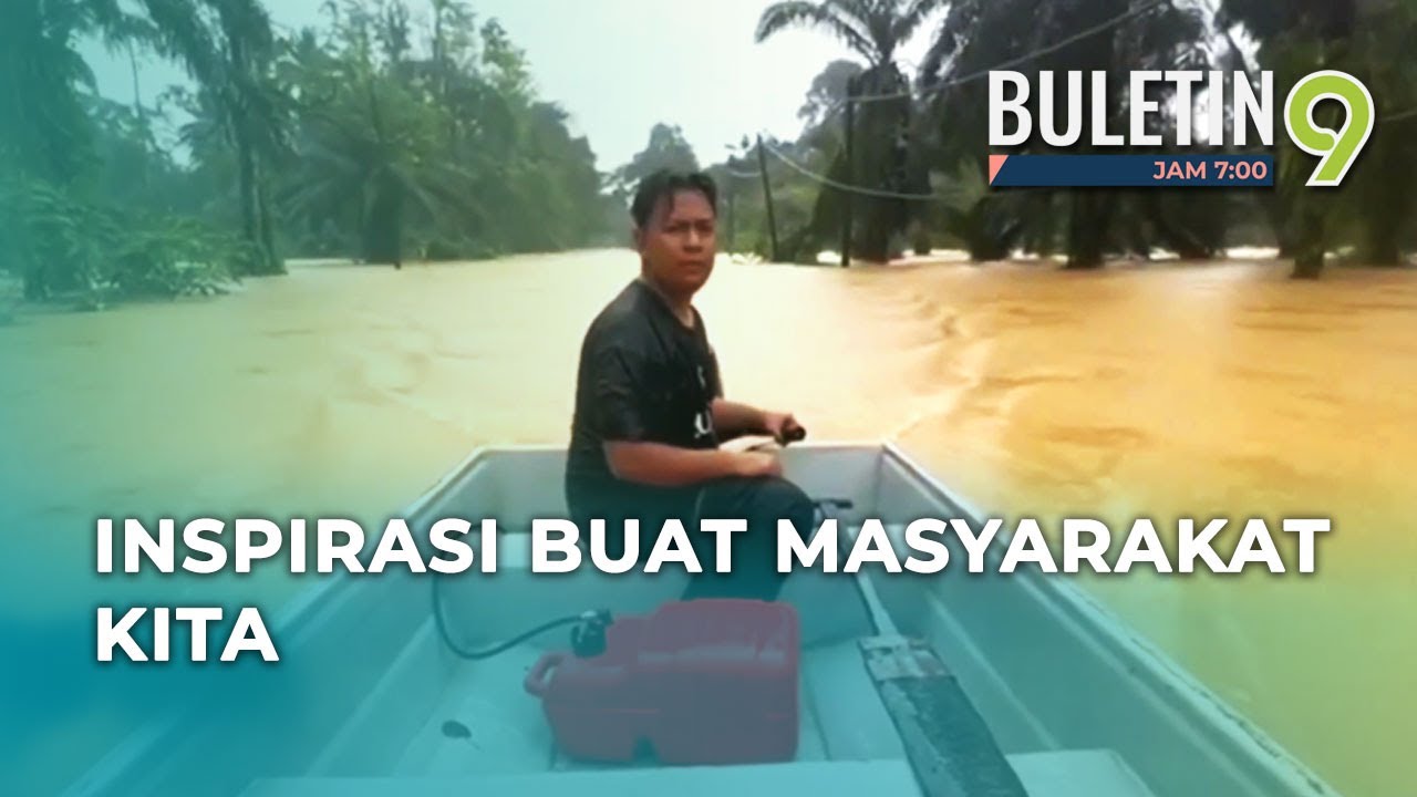 Tukang Gunting Rambut Ringan Tulang Bantu Mangsa Bah - YouTube