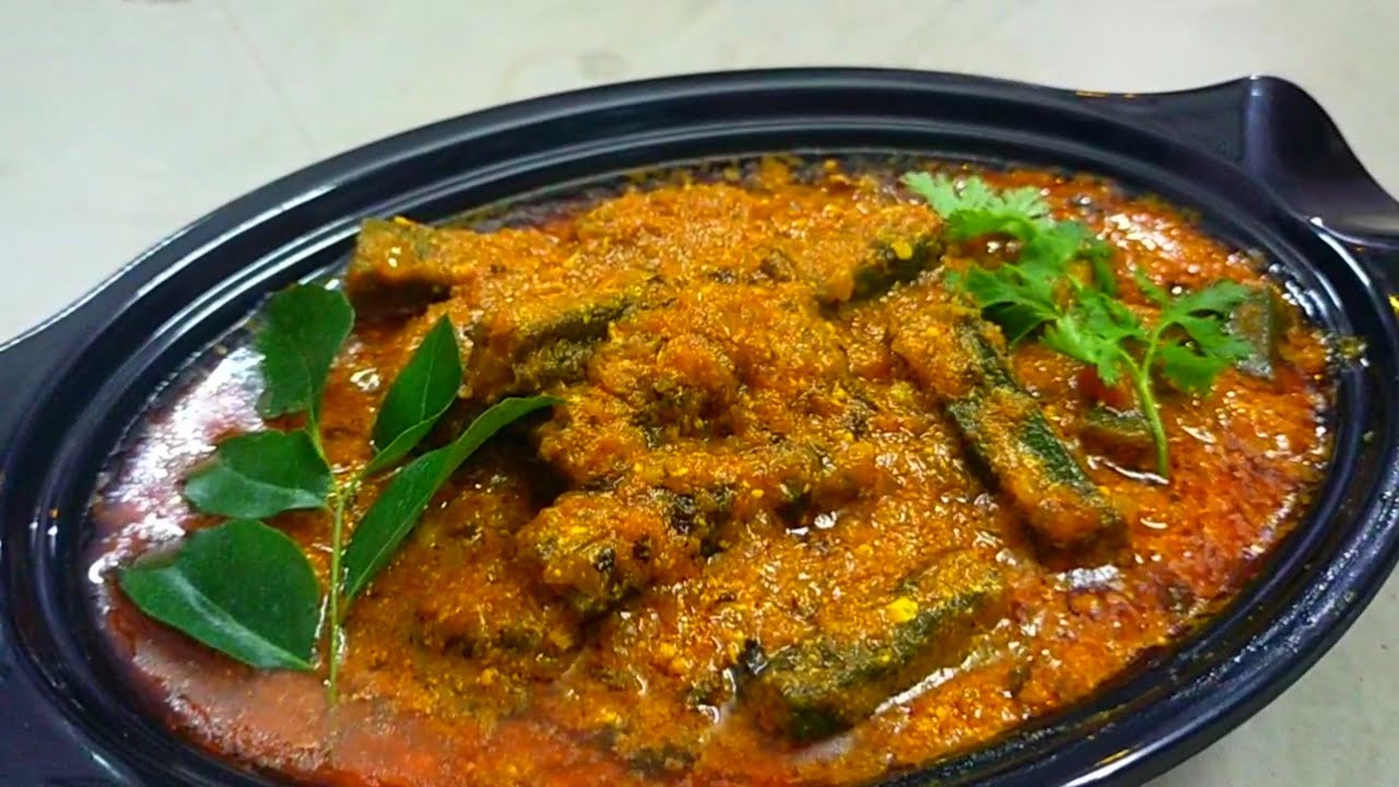 Bindi Masala Gravy recipe Side dish Sappathi And Rice 🍚 By Recipes of ...