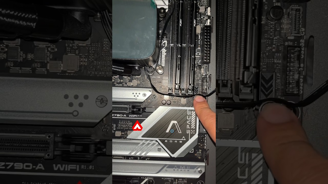 Nice feature for easy GPU card removal (ASUS PRIME Z790-A) - YouTube