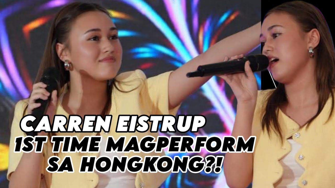 Carren Eistrup, 1st Time mag Perform sa Hongkong..?! | Eat Bulaga - YouTube