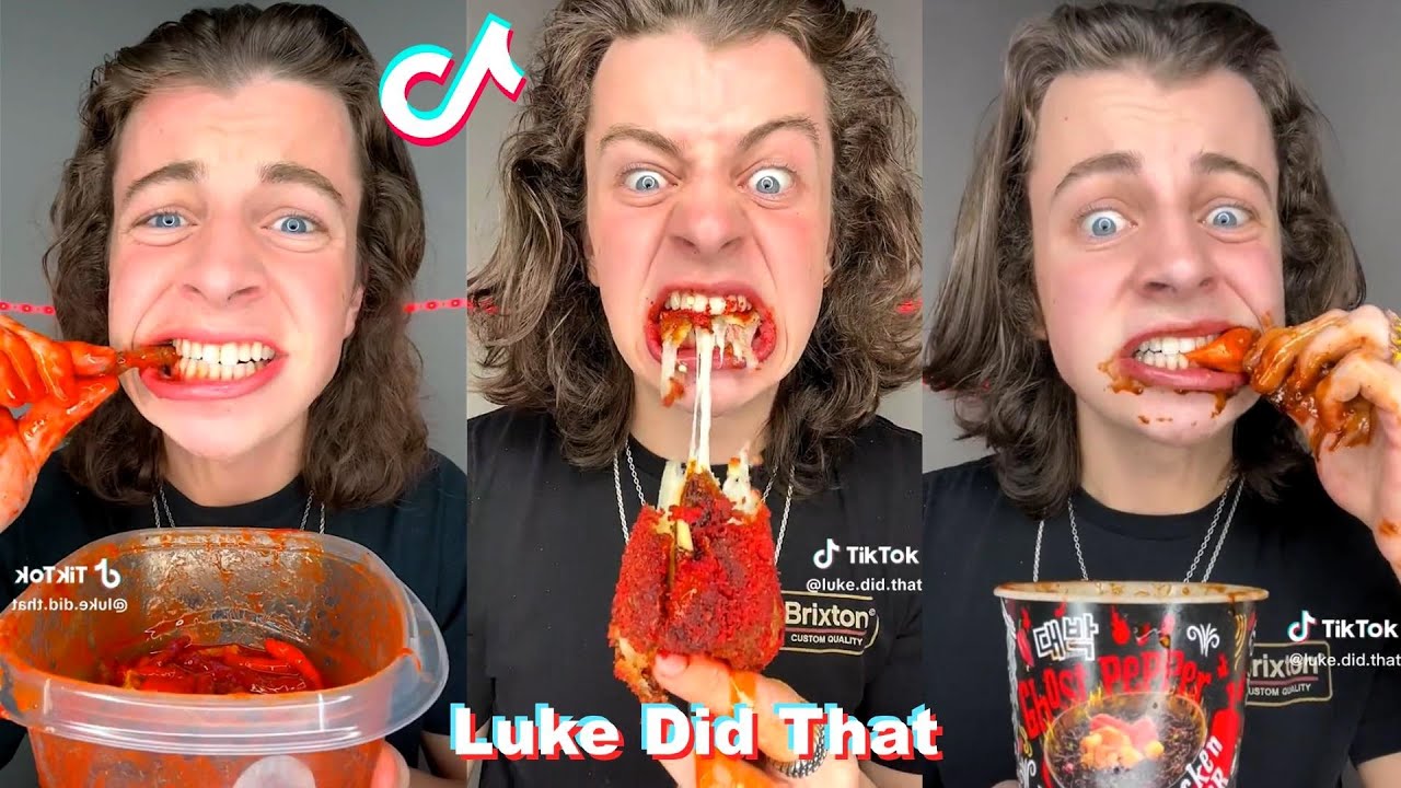 * SPICIEST FOOD * LukeDidThat TikTok Compilation 2023 #3 - YouTube