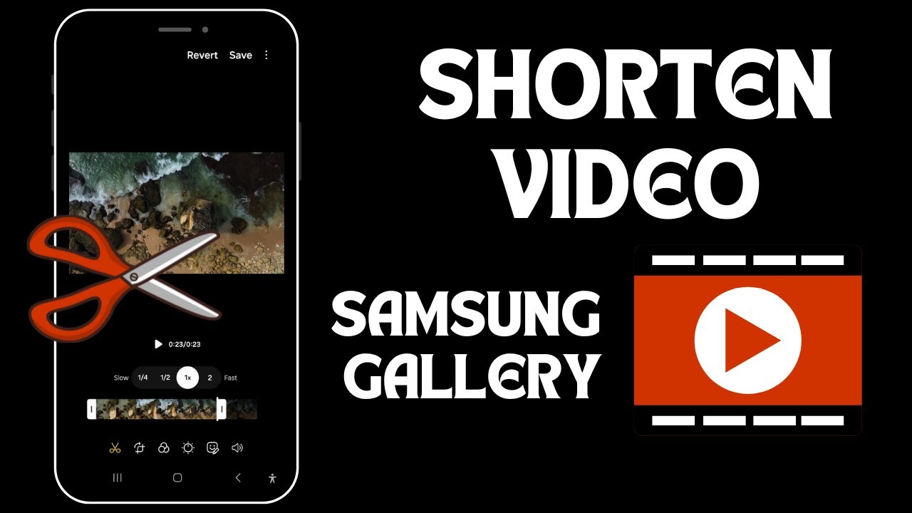 How to Shorten a Video in the Samsung Gallery App - YouTube