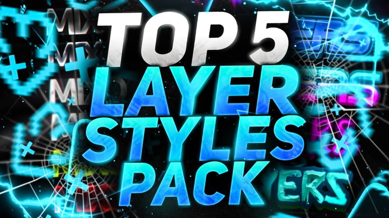 TOP 5 Layer Styles Pack [#2]+ DOWNLOAD 2017 PL - YouTube