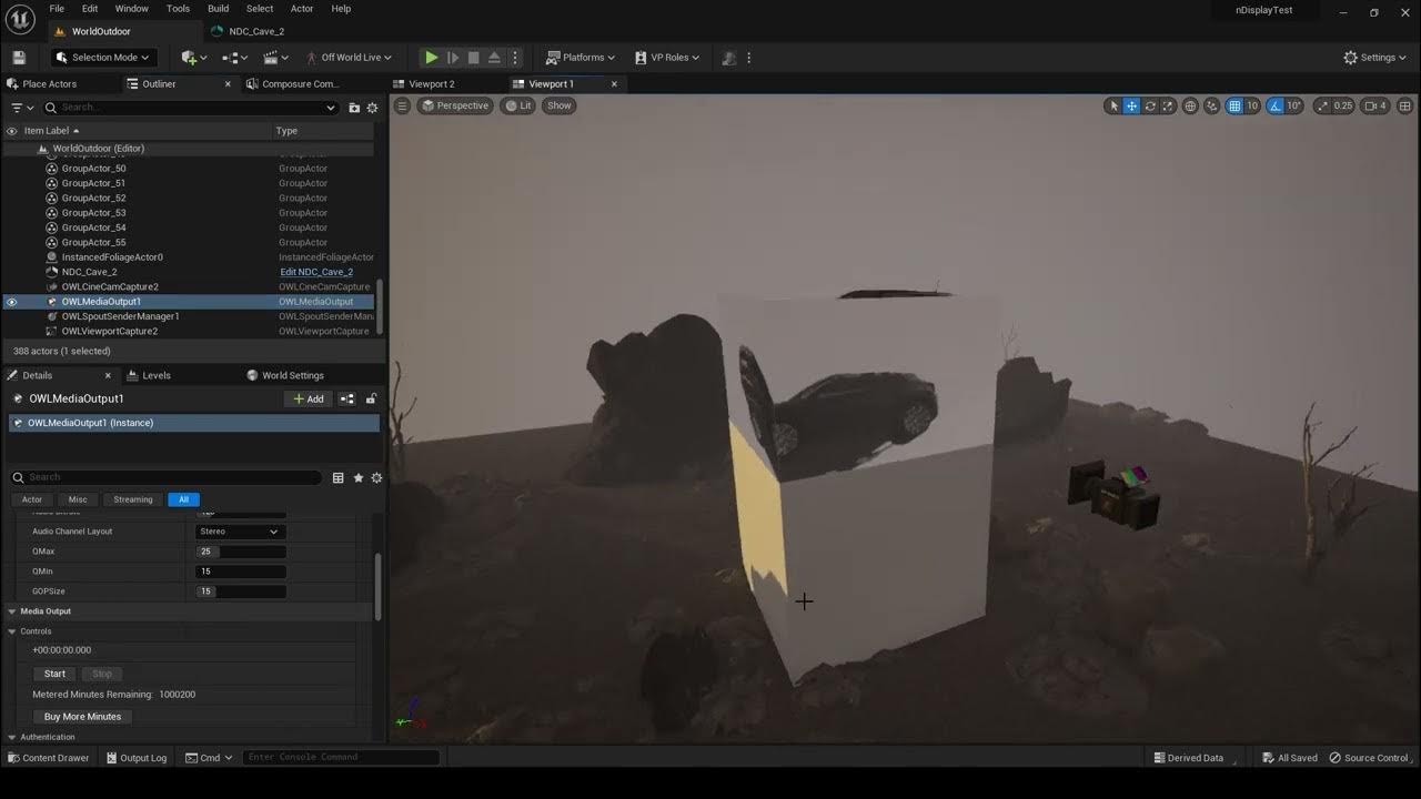 How to record your Outer Frustrum/ Viewport from Switchboard direct to ...