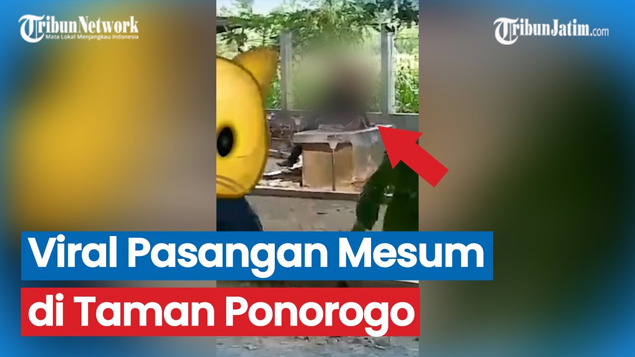 VIRAL VIDEO Pasangan Mesum di Taman Ponorogo - YouTube