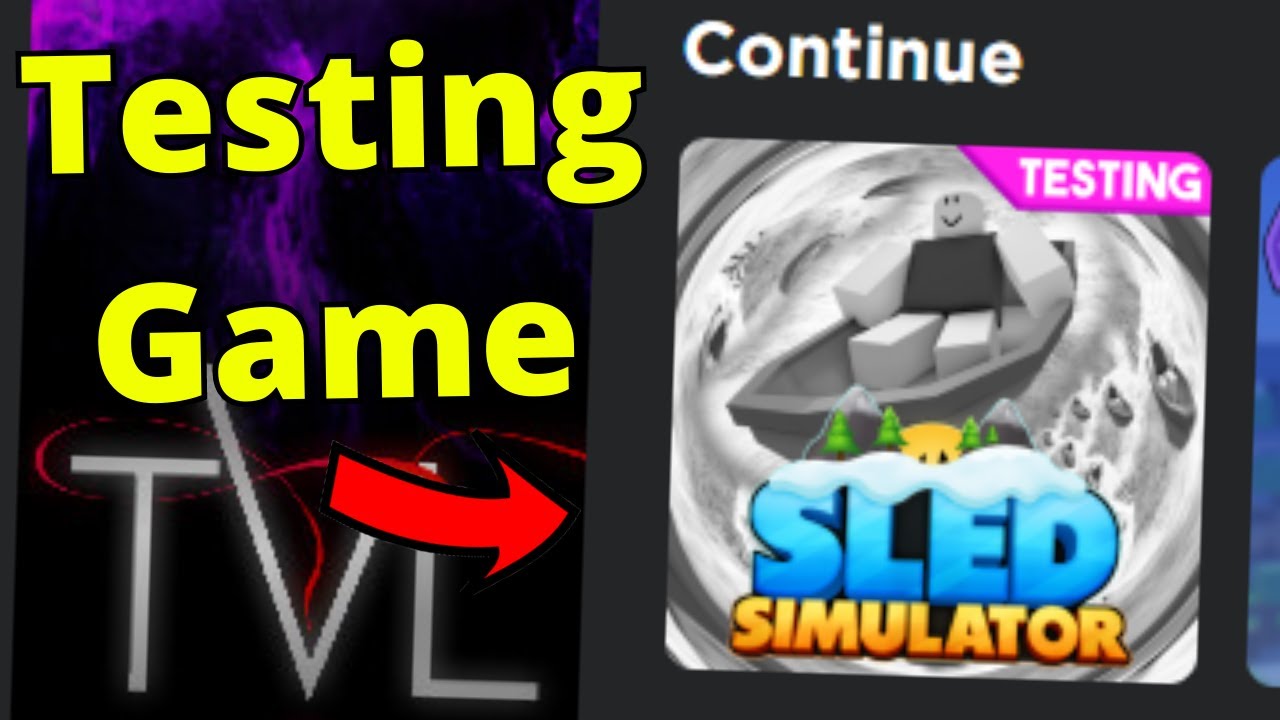 Testing Game [Sled Simulator] - YouTube
