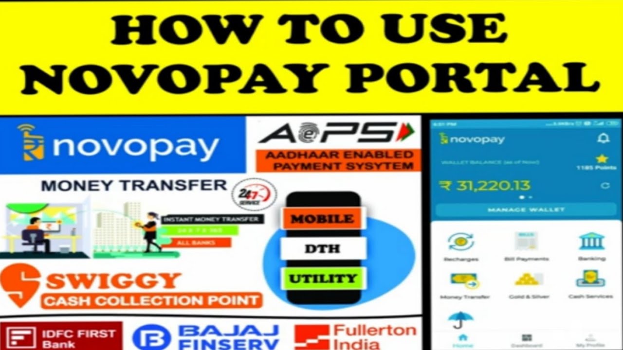 NOVPAY APPLICATION INTRODUCTION Novopay Cash withdrawal and deposit# ...