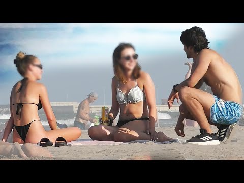Je drague des filles à la plage