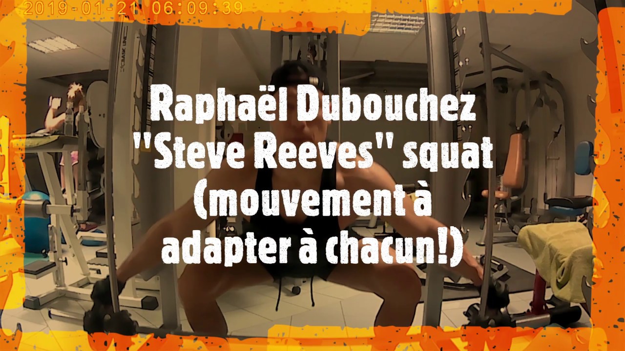Raphaël Dubouchez: "Steve Reeves" squat - YouTube