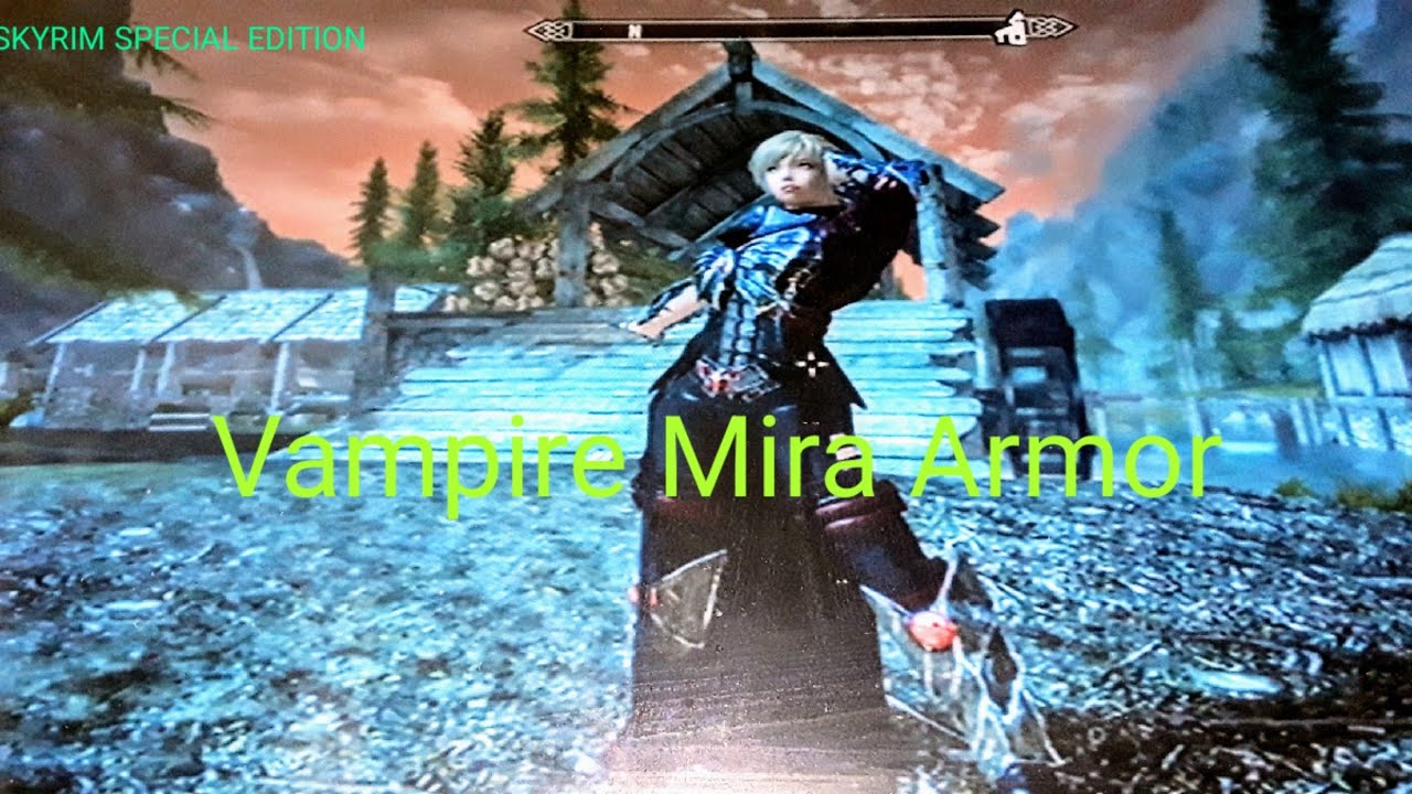 SKYRIM VAMPIRE MIRA ARMOR PAR THBOSSGAMER - YouTube