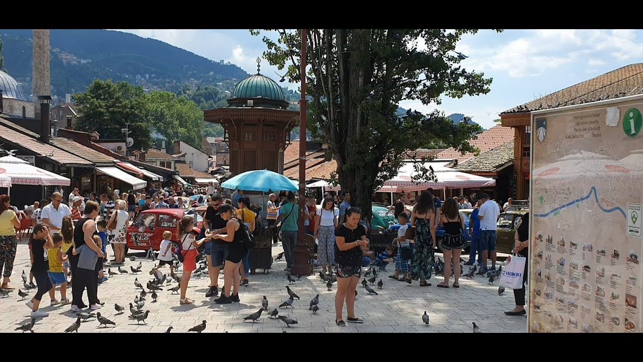 Sarajevo, Bascarsija, Bembasa, Latinska Cuprija, Trebevic, Miljacka ...
