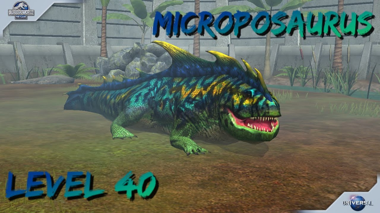 MICROPOSAURUS LEVEL 40! | Jurassic World the Game | Legendary Dinosaur ...