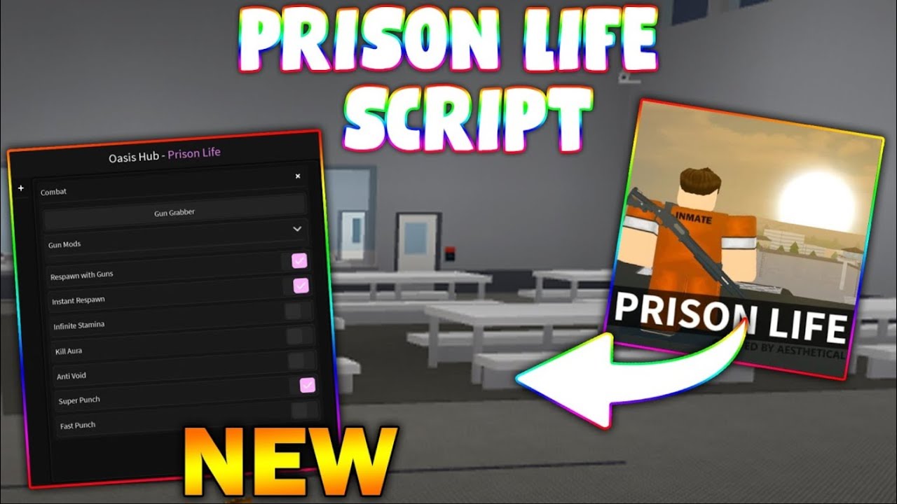 *NEW* Prison Life Script (PASTEBIN 2024) (AUTO ARREST, REMOVE DORS ...