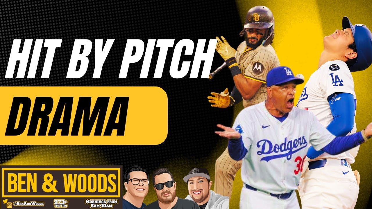 THINGS GET CHIPPY BETWEEN PADRES AND dODGERS - YouTube