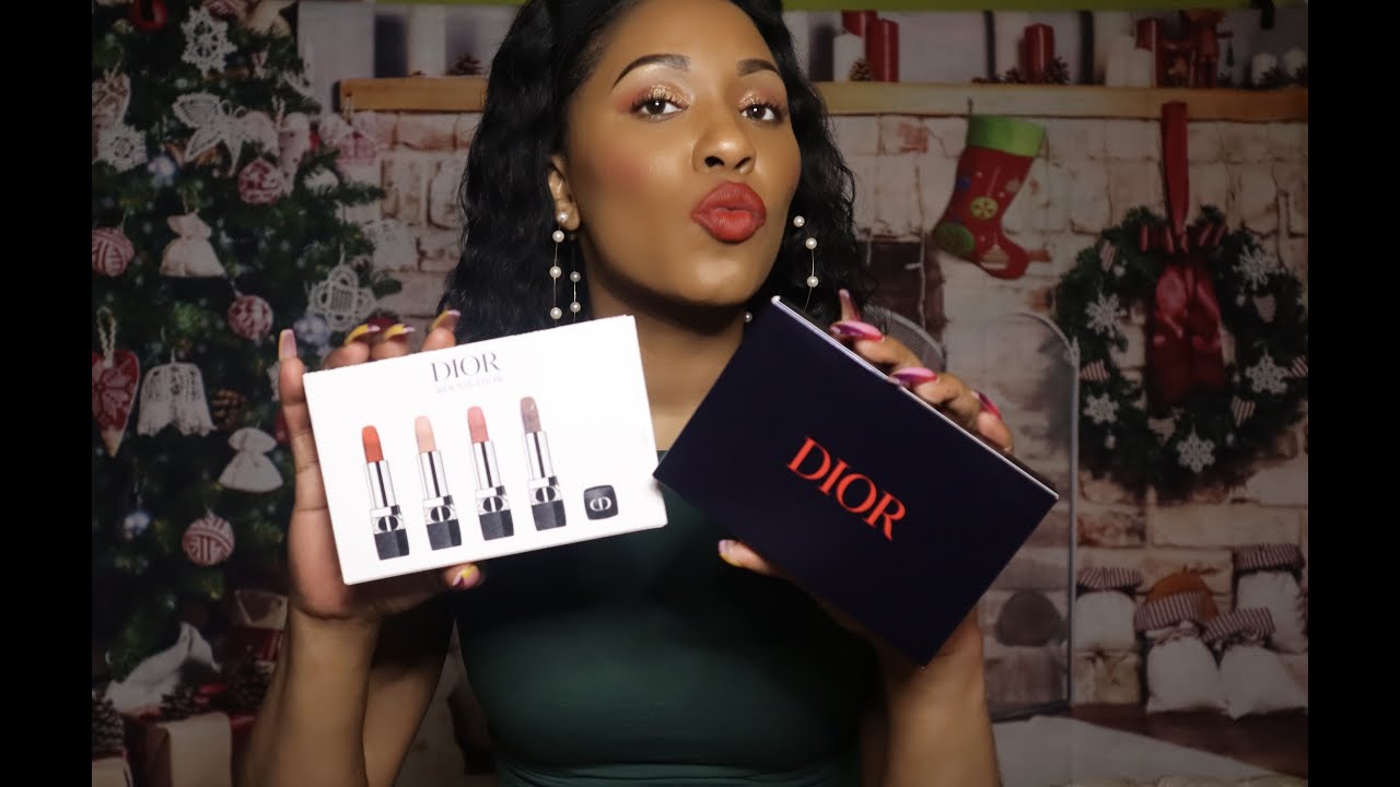 New Dior Rouge Mini Dior Refillable Lipstick Set - YouTube