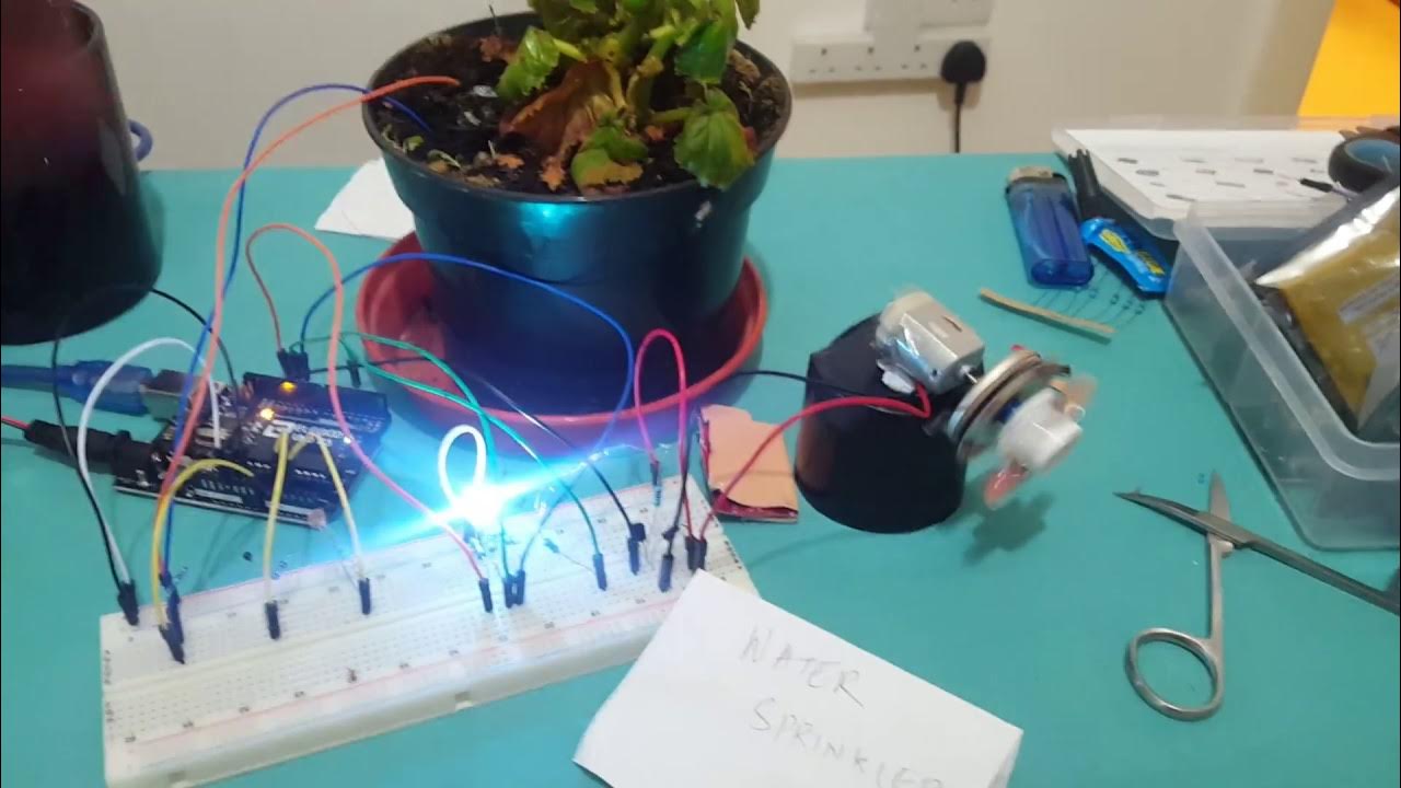 Automatic Water Sprinkler Using Arduino UNO - YouTube
