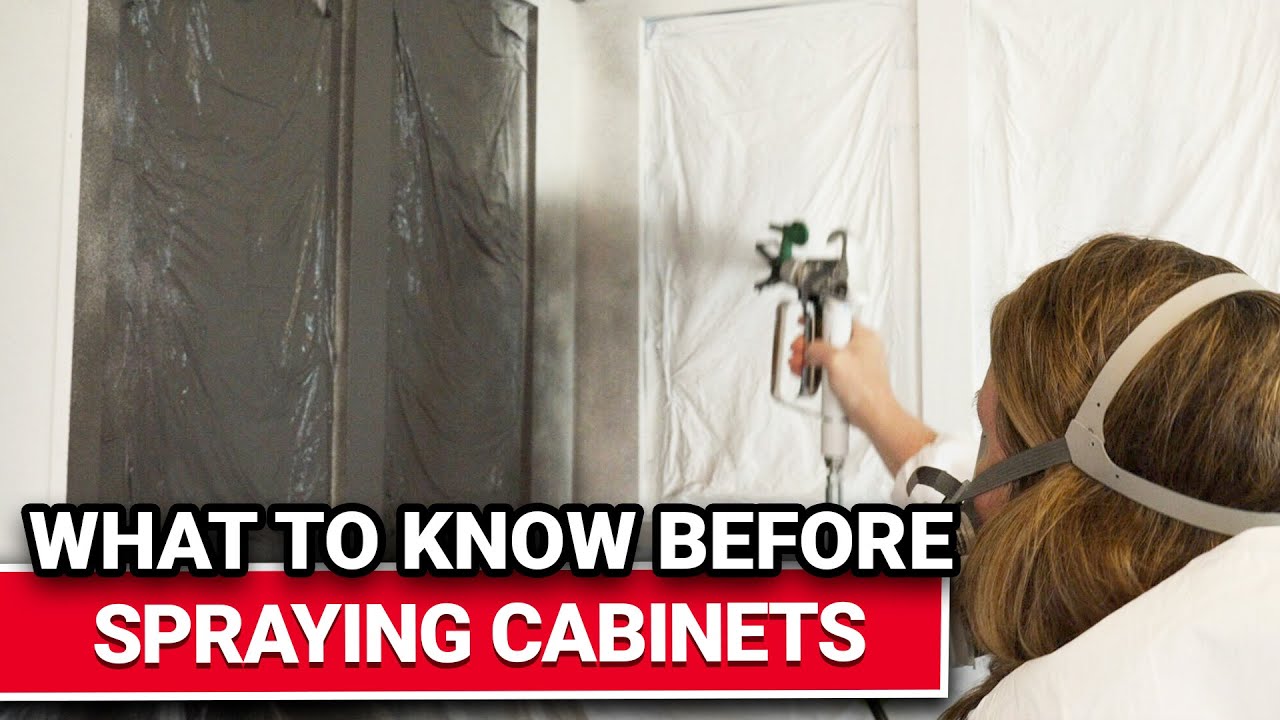 What To Know Before Spraying Cabinets - Ace Hardware - YouTube