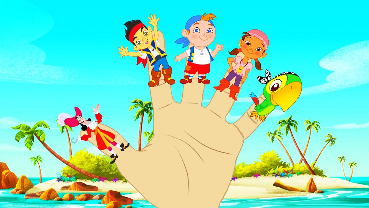 Jack and the Never Land Pirates English Finger Family Song - Nursery ...