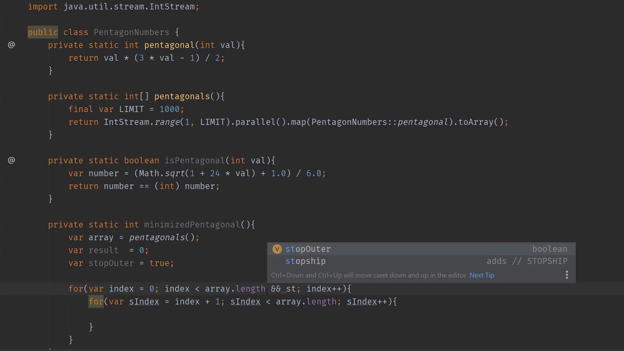 Project Euler 44 : Pentagon numbers - YouTube