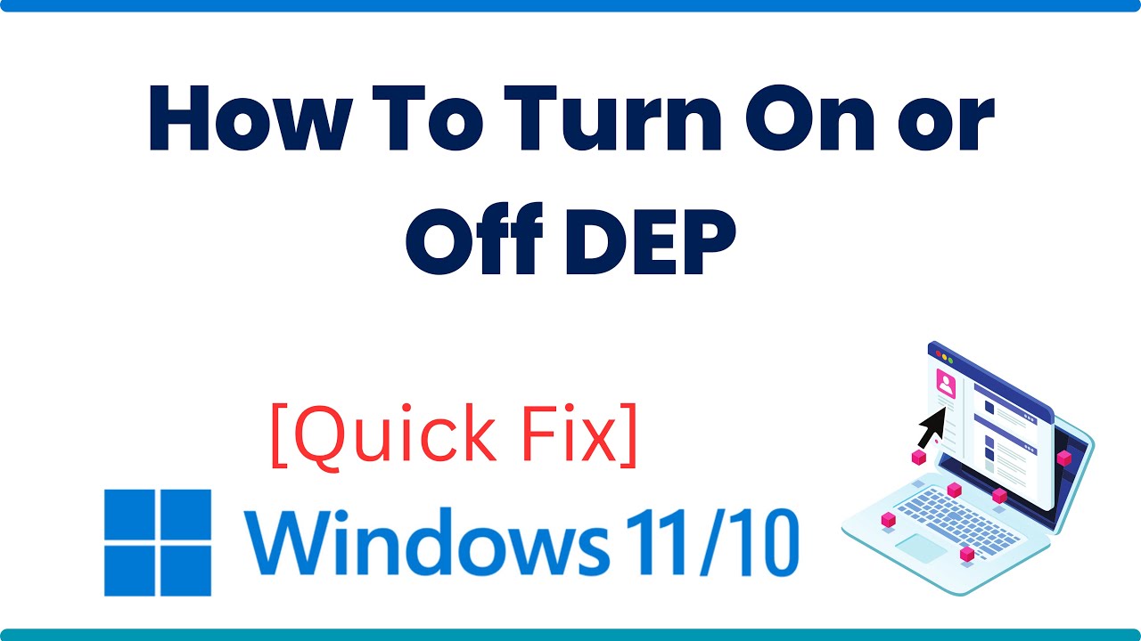How To Turn On or Off DEP On Windows 11 [2023] - YouTube