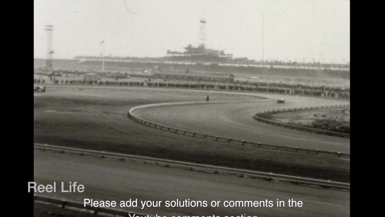 1936, Mystery reel solved! Vanderbilt Cup race at Roosevelt Raceway on ...